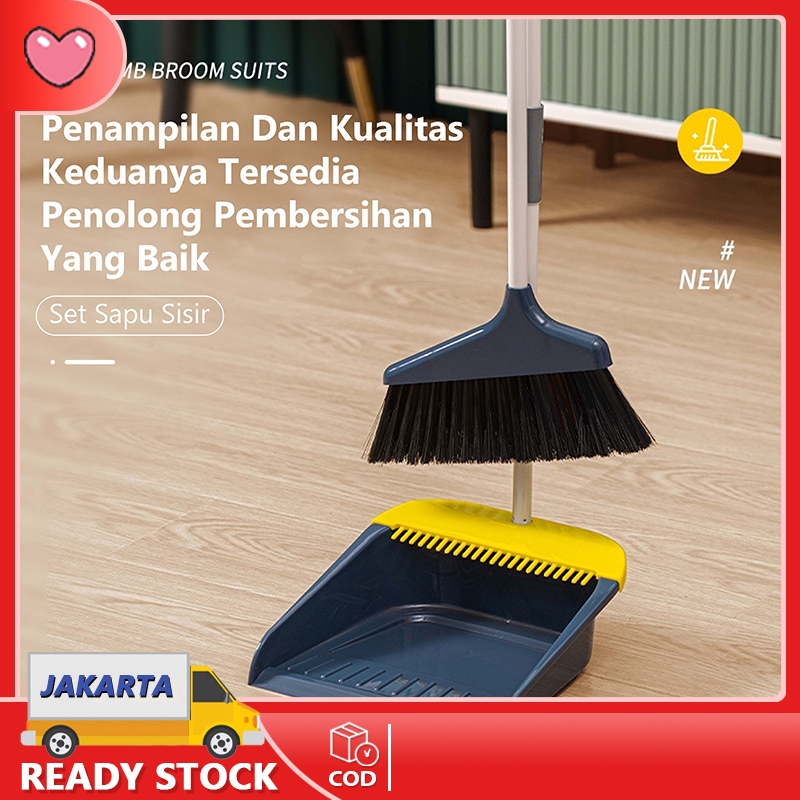 Jual Sapu Lantai Pengki Set Dengan Serok Rambut Alat Pembersih Debu ...