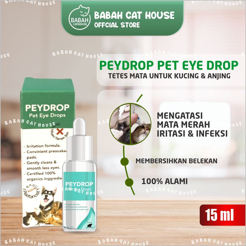 Jual Pet eye DROPS Obat TETES MATA Kucing Anjing Sakit Bengkak Belekan ...