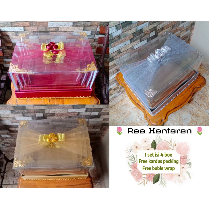 Jual Kotak hantaran pernikahan model tile satin full ornamen sudut 1 ...