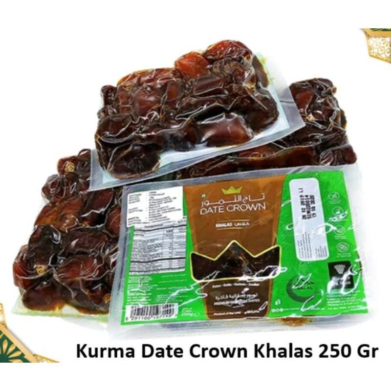 Jual Kurma Date Crown berat 250gr/pack | Shopee Indonesia