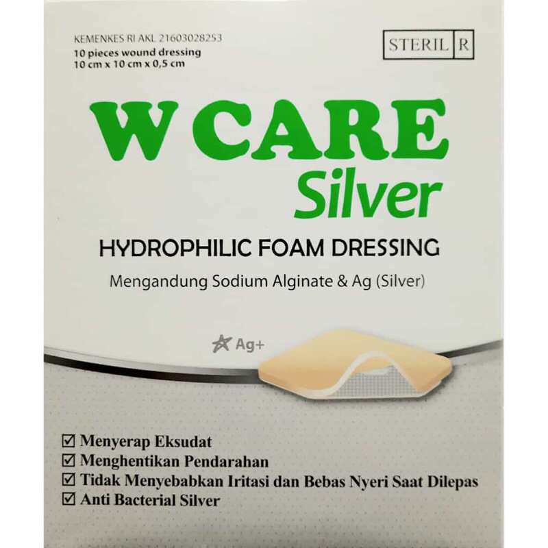 Jual W Care Silver 10x10 | Shopee Indonesia