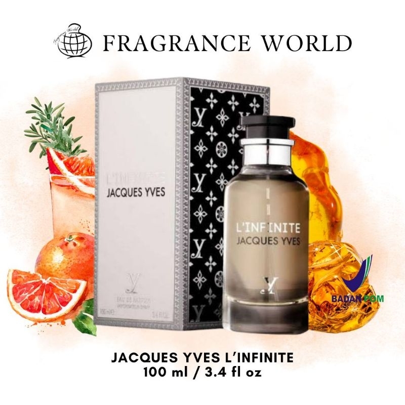 Jual Fragrance World Jacques Yves L' INFINITE for Unisex EDP 100ml ...