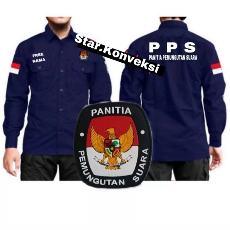 Jual Baju Seragam KEMEJA PDH PDL PPS KPPS Panitia Pemungutan Suara ...