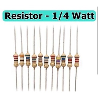 Jual RESISTOR 1/4 WATT TERSEDIA SEMUA UKURAN (SERTAKAN PILIHAN UKURAN DI CATATAN) | Shopee Indonesia