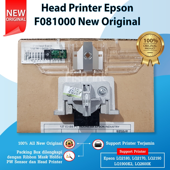 Jual Print Head Printer Epson LQ2190 LQ2180 LQ2170 Original New ...