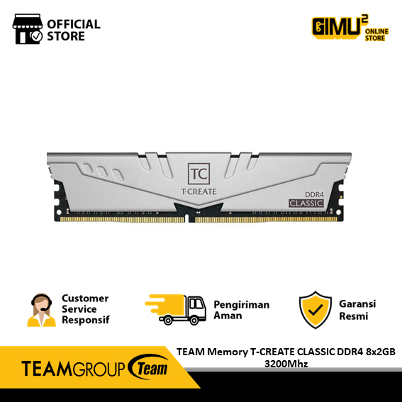 Jual TEAM Memory T-CREATE CLASSIC DDR4 8x2GB 16GB 3200Mhz | Shopee ...