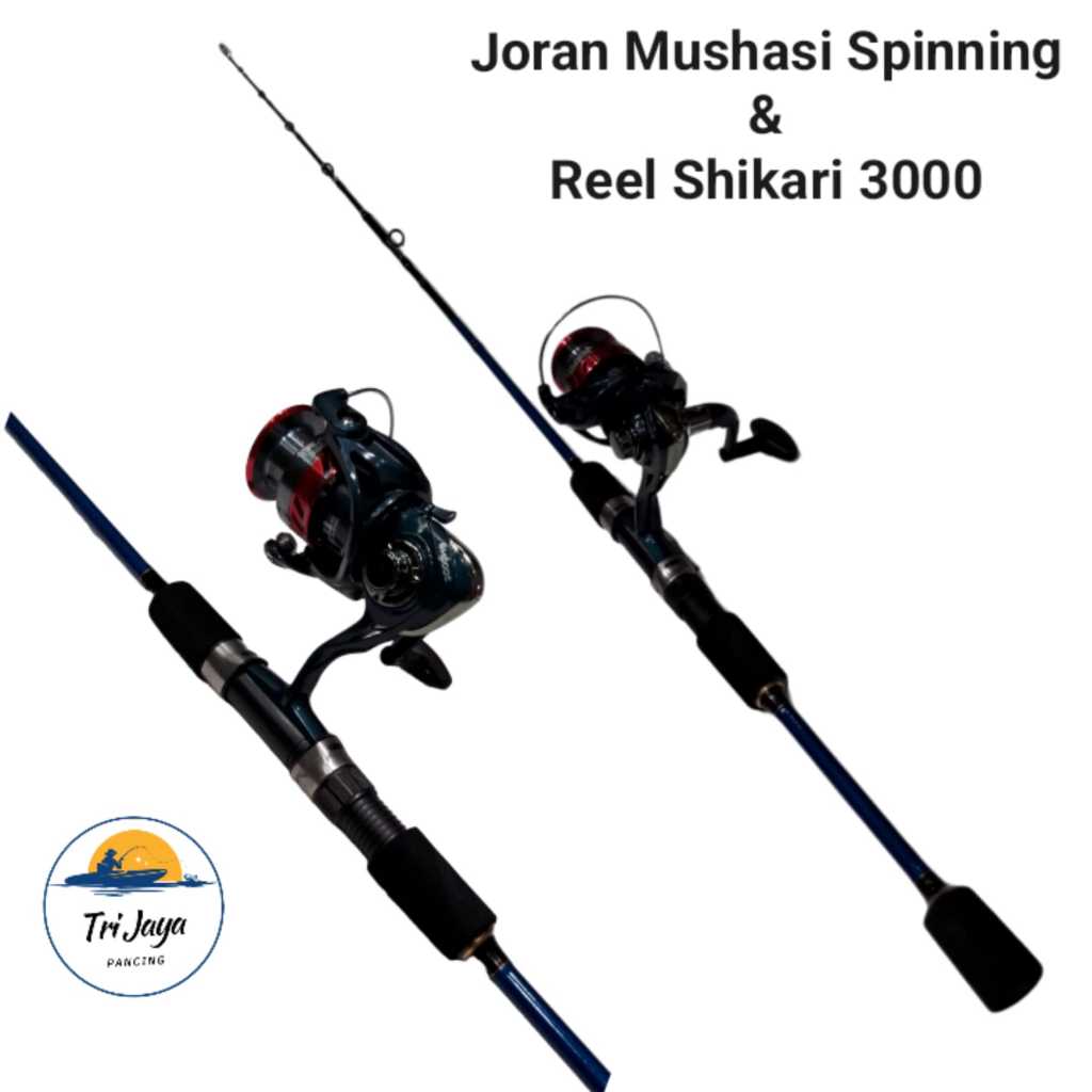 Jual Paket joran spinning 7-15lb & Reel Traga 3000 kuar 12kg | Shopee ...