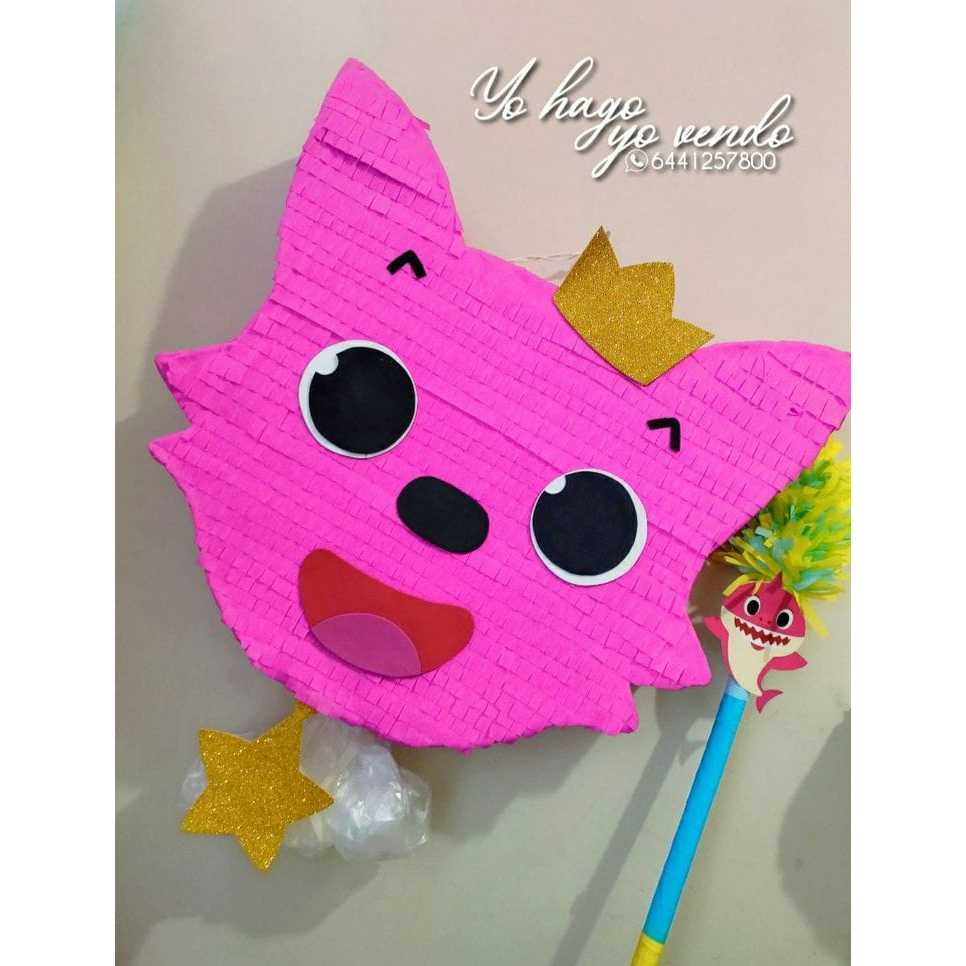 Jual Pinata Pukul / Pinata Tarik Karakter Ulang Tahun Motif Kepala Pink ...