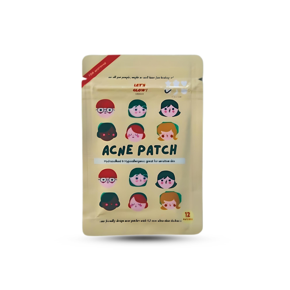 Jual LETS GLOW BEUTE HYDROCOLLOID ACNE PIMPLE PATCH COLLORFUL | ACNE ...