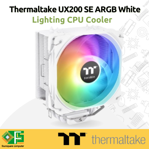 Jual CPU Cooler Thermaltake UX200 SE ARGB White | Lighting CPU Cooler ...