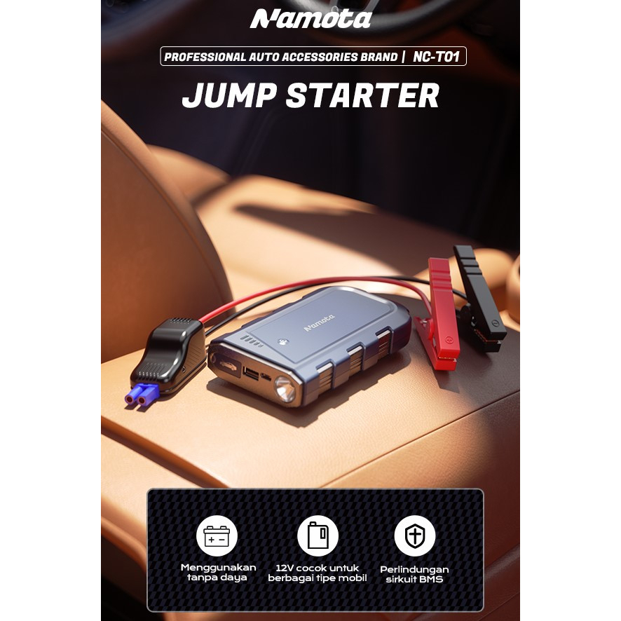 Jual NAMOTA Car Jumper Starter Powerbank Jumper Aki Mobil Portable ...