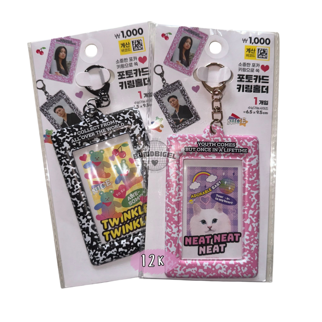 Jual DAISO CARD HOLDER [BLACK/PINK] ~ | Shopee Indonesia
