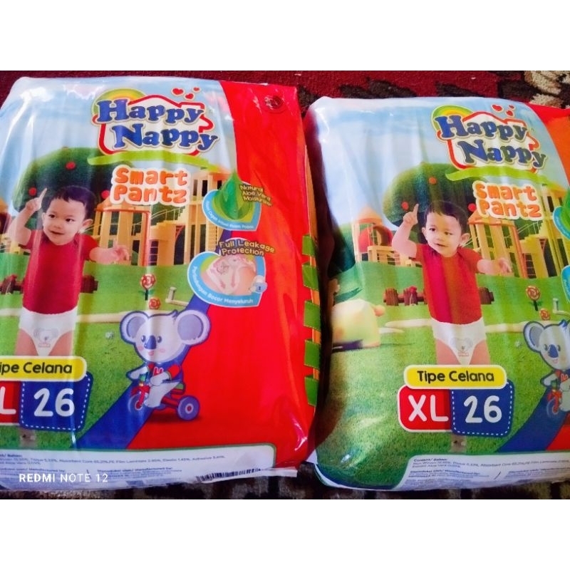 Jual happy nappy smart pants XL26 / XL24 termurahh | Shopee Indonesia