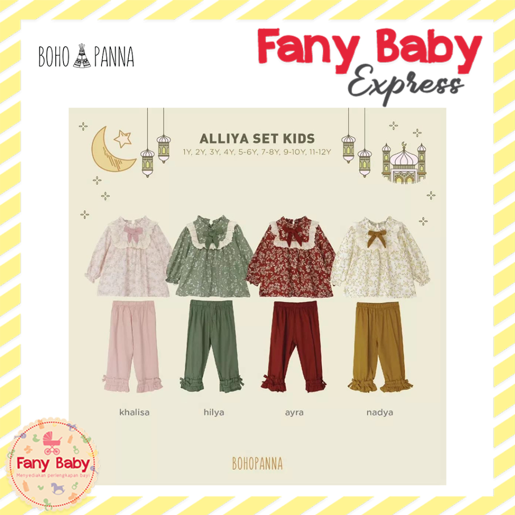 Jual BOHOPANNA - RAYA COLLECTION - ALLIYA SET KIDS | Shopee Indonesia