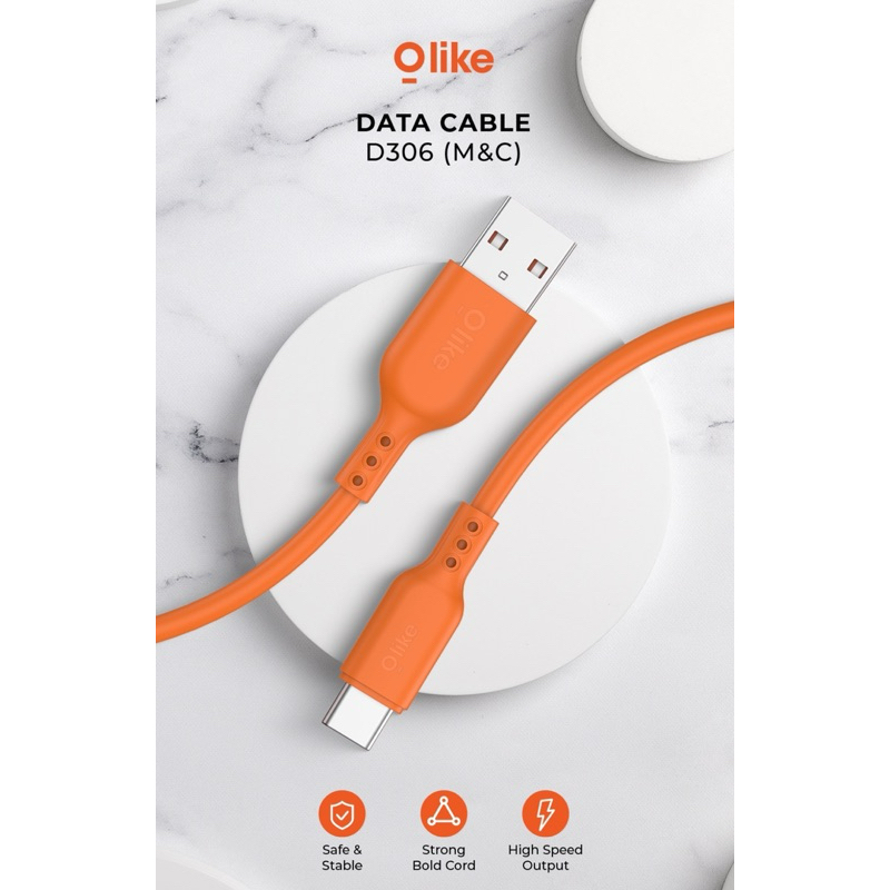 Jual Olike D306M D306C D306L Kabel Data Micro USB / Type-C / Lightning ...
