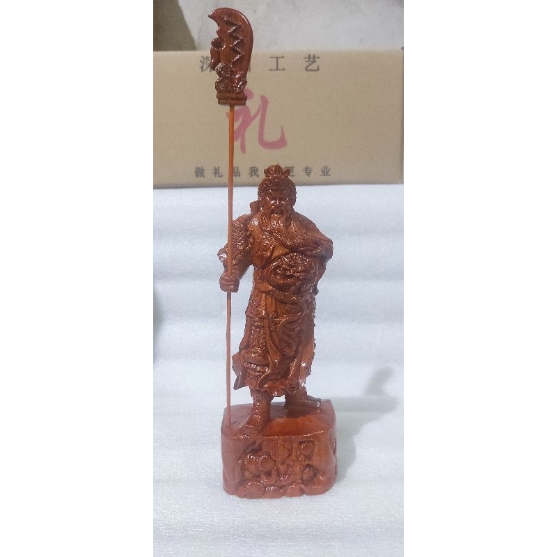 Jual kwan kong / kwan yu / guan yu / ukiran kayu / hampers / patung ...