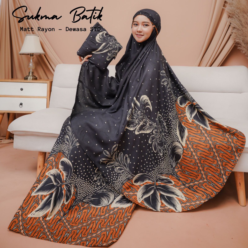 Jual Mukena Dewasa Rayon Premium Batik SUKMA Standard | Shopee Indonesia