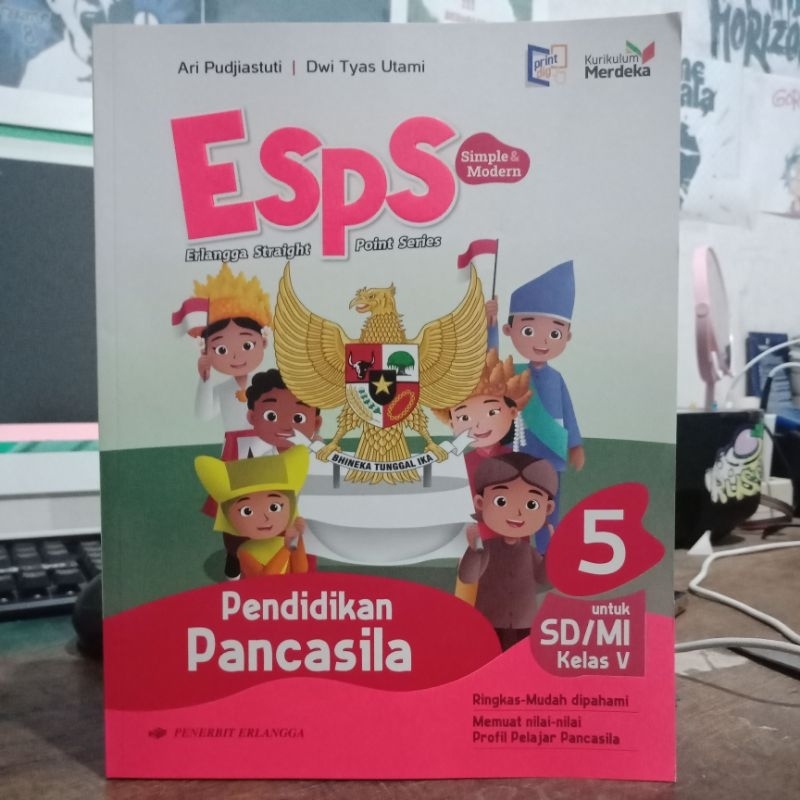 Jual esps pendidikan pancasila untuk SD/MI kelas V ( KURIKULUM MERDEKA ) | Shopee Indonesia