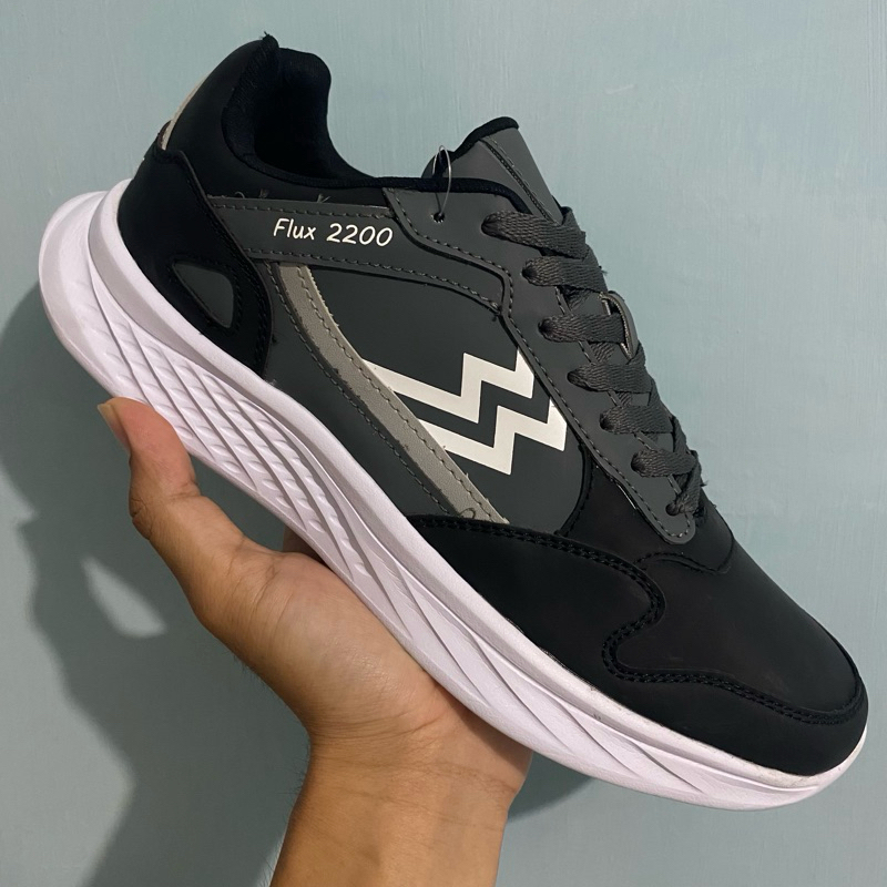 Jual Sepatu Geoff Max Athletica Original - Rectus Fx Grey White ...