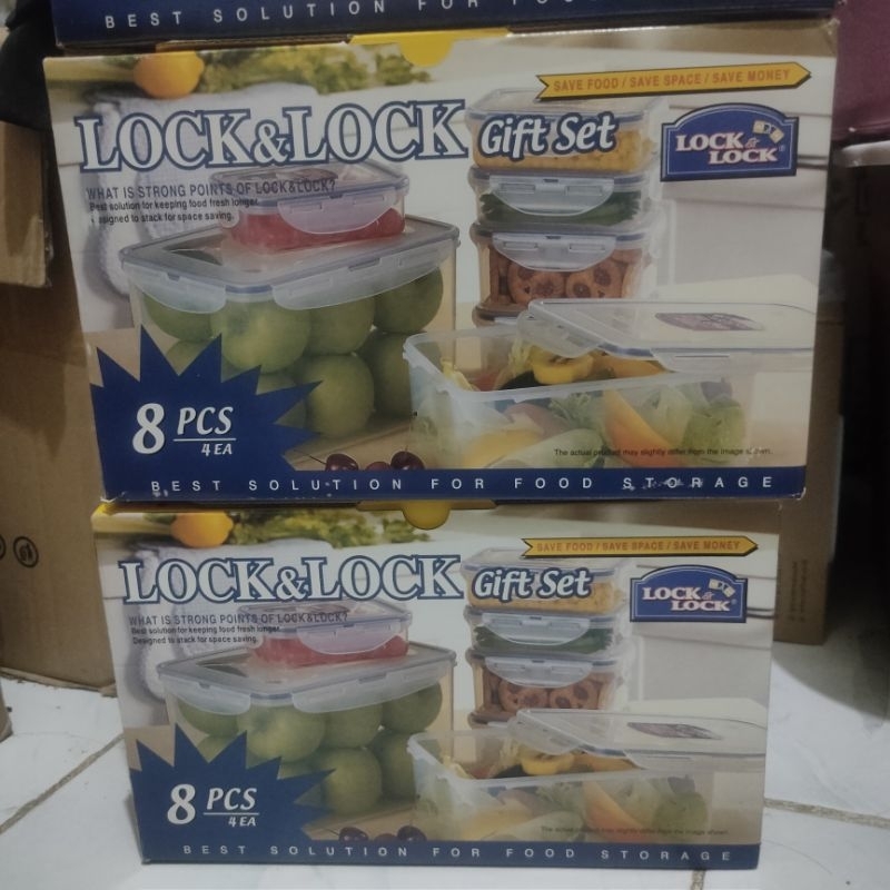 Jual Lock&Lock Gift Set - Kotak Makan LockNlock | Shopee Indonesia