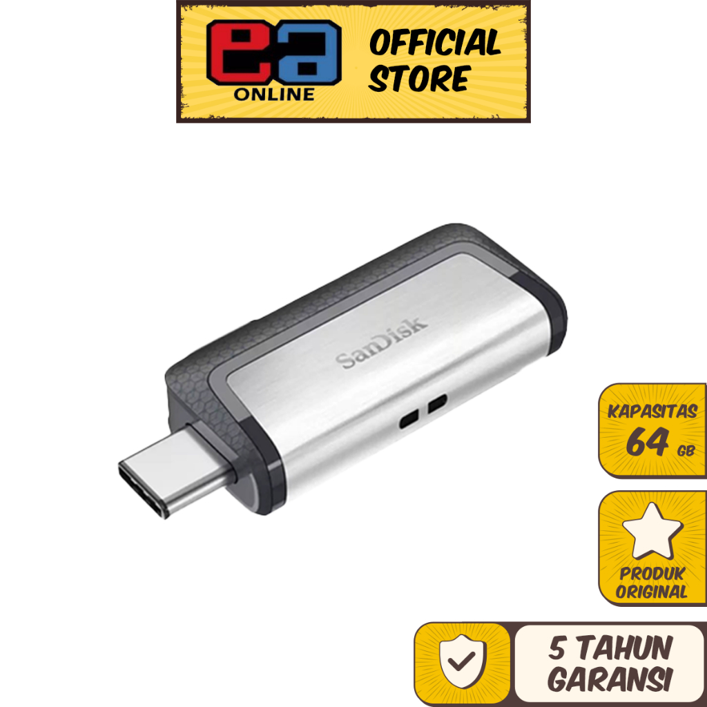 Jual SanDisk Ultra OTG USB Type-C USB 3.1 Up To 150MB/s - 64GB | Shopee ...