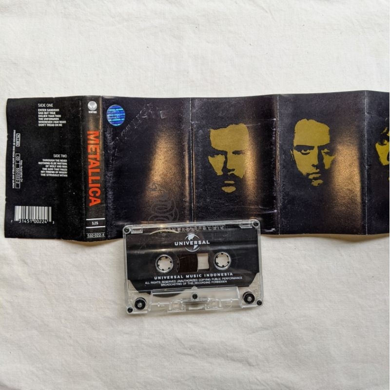 Jual Kaset Metallica The Black Album | Shopee Indonesia