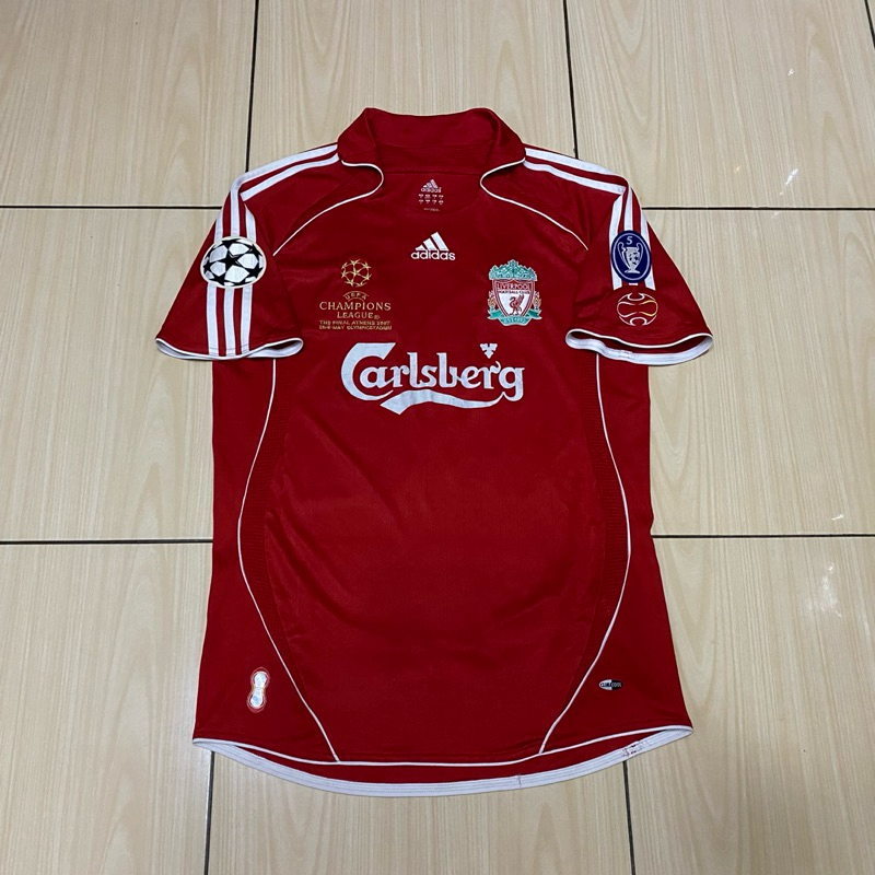 Jual Jersey Liverpool UCL Final Athens 2007 Zenden Original | Shopee ...