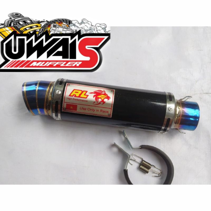 Jual RED LEO EXHAUST CANISTER ONLY INLET 51 MM PIPE UNIVERSAL RL REDLEO ...