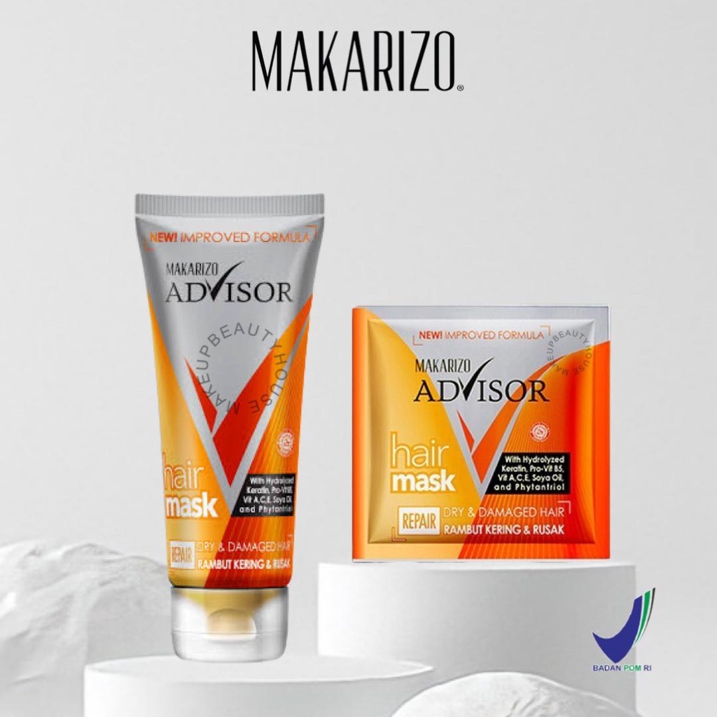 Jual MAKARIZO Advisor Repair Hair Mask 45 ML // 15 ML | Shopee Indonesia