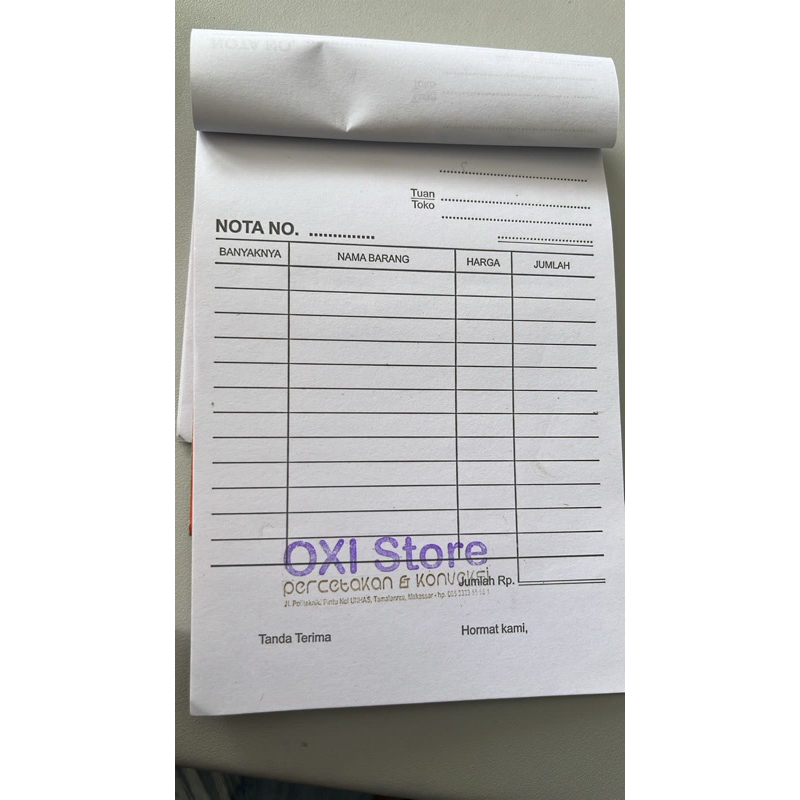Jual NOTA - STEMPEL TOKO | Shopee Indonesia