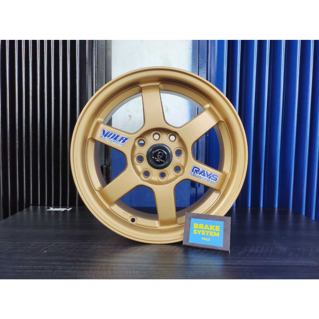 Jual VELG RACING TE37 R15 LEBAR 6,5 COCOK MOBIL AVANZA, BRIO, AGYA ...