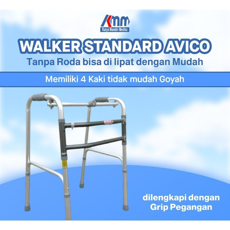Jual Walker Avico ( Tanpa Roda ) Alat Bantu Jalan Khusus Untuk Lansia ...