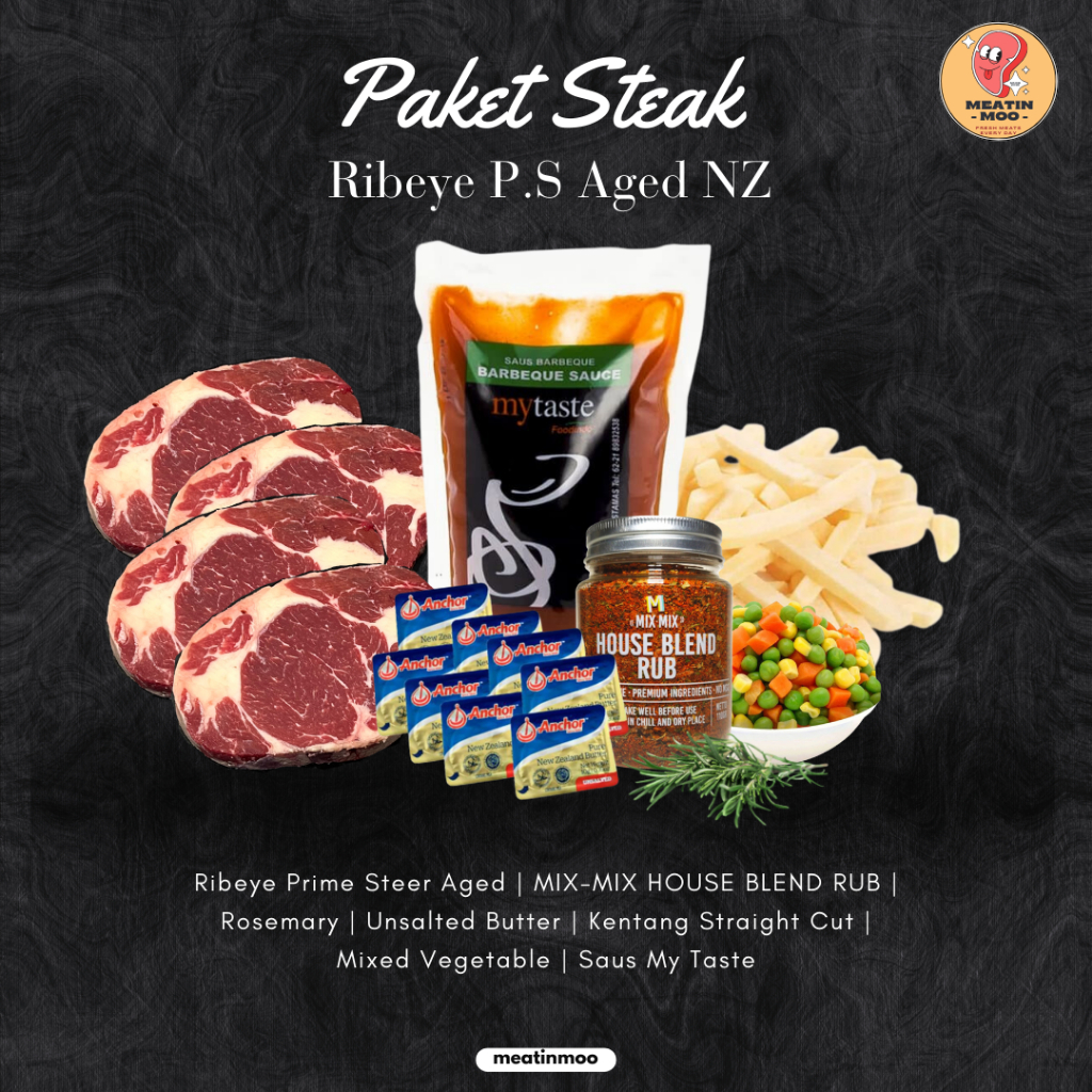 Jual Paket Steak Ribeye Prime Steer Aged | Paket Steak Ribeye Premium ...