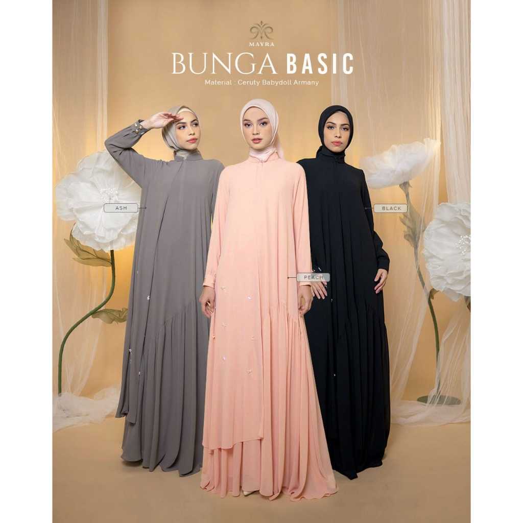 Jual Mayra Indonesia Basic Dress Bunga | Shopee Indonesia
