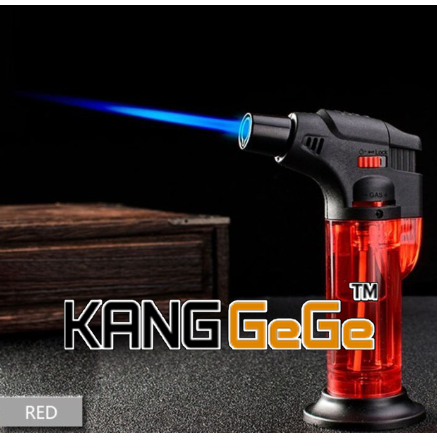 Jual Korek Api Gas Butane Torch Jet Windproof - RED - Merah | Shopee ...