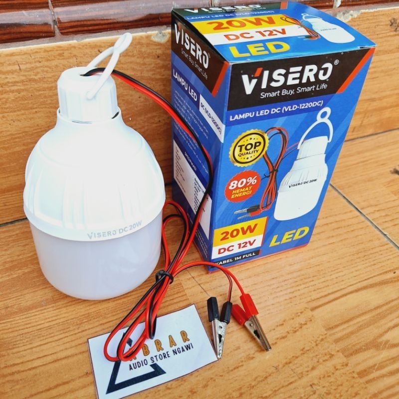 Jual Lampu Bohlam LED DC12V VISERO Lampu Aki 5W 10W 15W 20W 30W | Shopee Indonesia