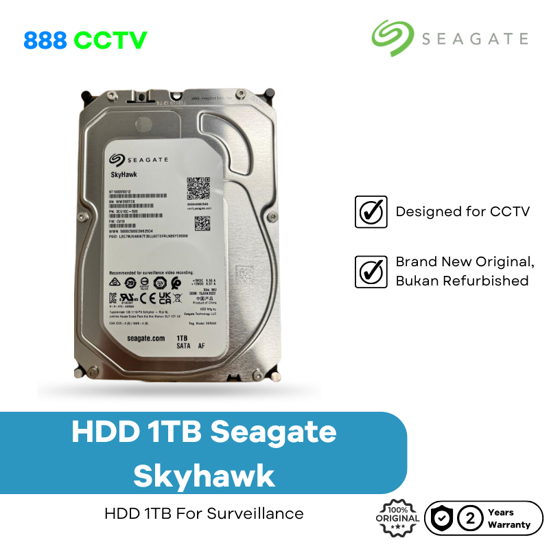 Jual HDD 1TB Seagate Skyhawk Garansi Resmi | Shopee Indonesia