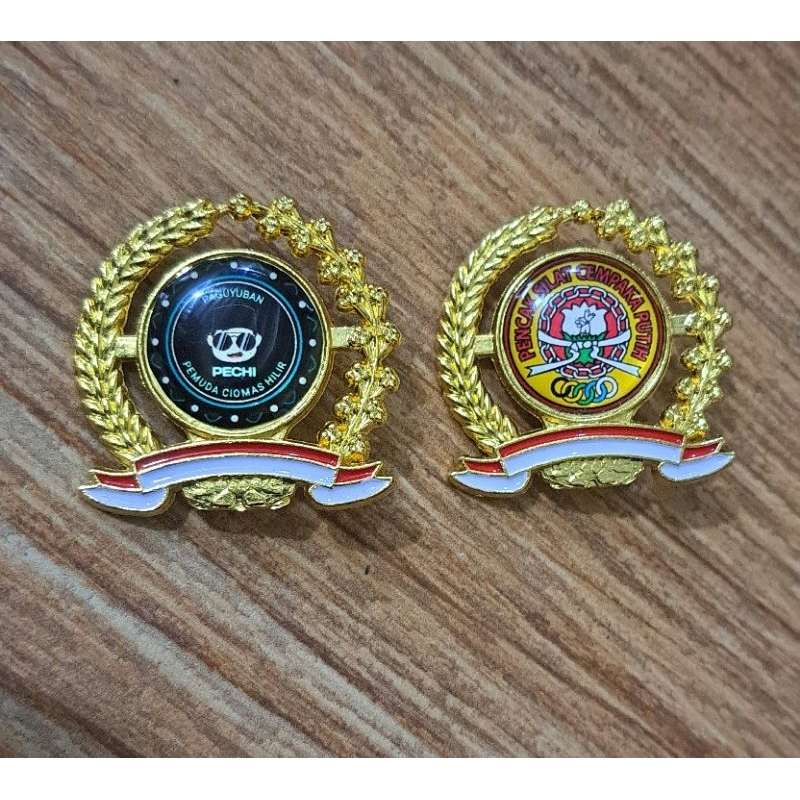 Jual pin padi kapas custom logo | Shopee Indonesia