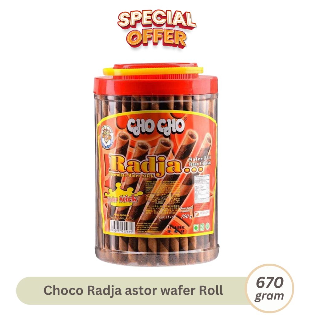 Jual Choco Radja 670 astor wafer roll | Shopee Indonesia