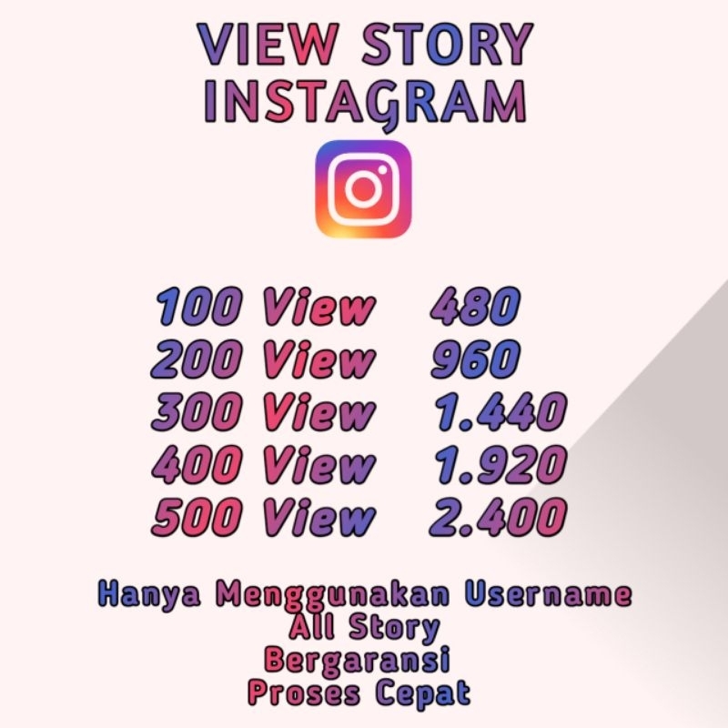 Jual View Instagram - View All Story Instagram Proses Capat | Shopee ...
