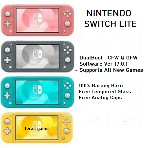 Jual Switch Lite CFW Full Game Install 128GB -1TB | Shopee Indonesia