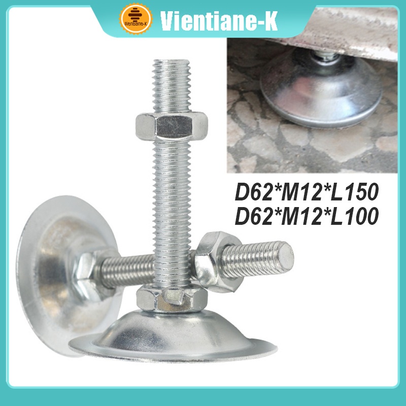 Jual Kaki Meja Adjuster Foot M12 X 150 Adjuster Table Kaki Adjuster ...