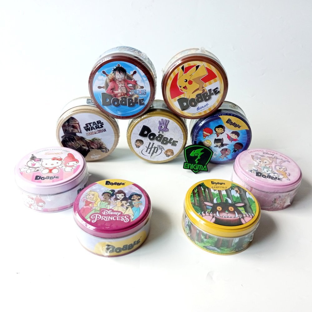Jual DOBBLE BOARD GAME - SPOT IT CARD GAME - ENIGMAZONE | Shopee Indonesia