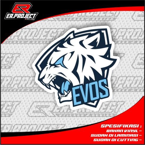 Jual STIKER TIM MOBILE LEGEND / STIKER EVOS E-SPORT / STIKER PRINT CUT ...