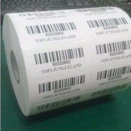 Jual Cetak Label Sticker Barcode Semicoated 50x20 mm | Shopee Indonesia