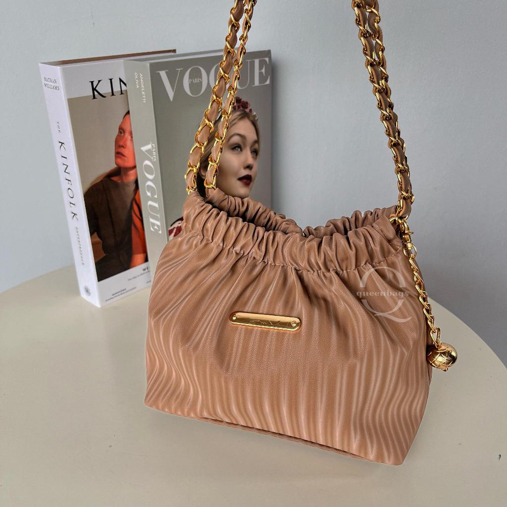 Jual Queenbags - Tas Bahu Kerut Wanita Terbaru Bahan Nylon - Raine Bags ...