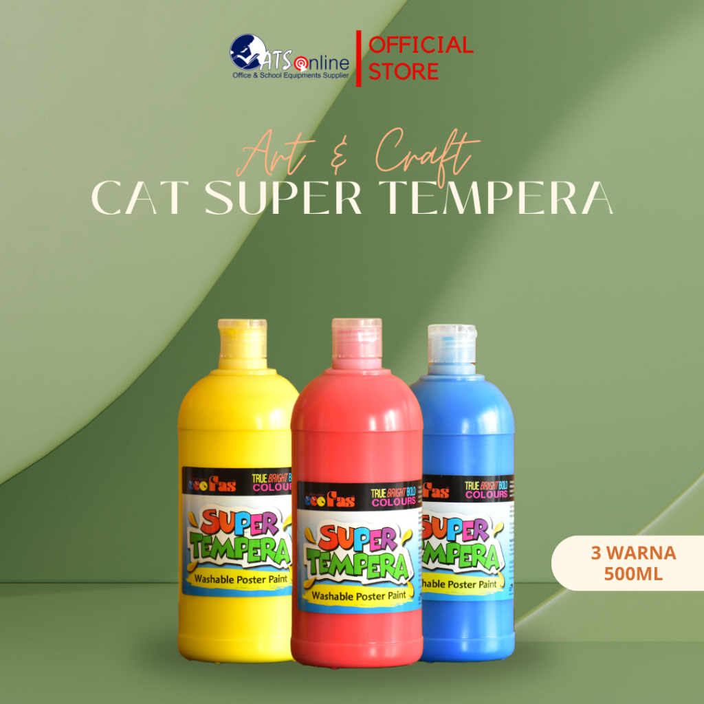 Jual GRAFIE Finger Painting Cat Poster Super Tempera 3 Warna 500ml ...
