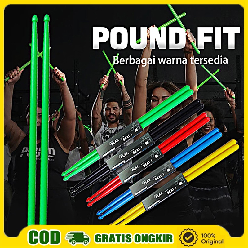 Jual Stick Pound Fit Workout Ripstix Poundfit Stick Nylon | Shopee ...