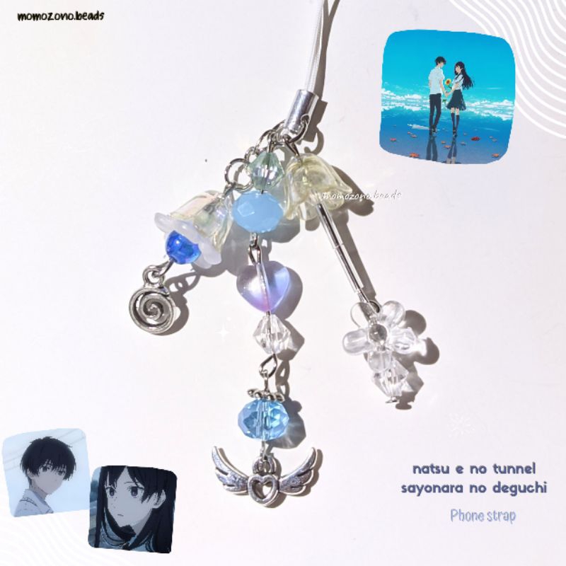 Jual Phone strap charm inspired anime natsu e no tunnel sayonara no ...