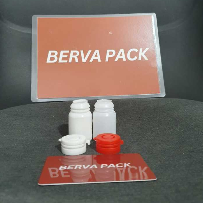 Jual BERVA - Botol 15 ml Segel Esen Bubuk Cairan Aman Anti Bocor ...